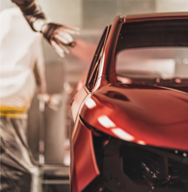 Conductive automotive primers: ESD agent for color