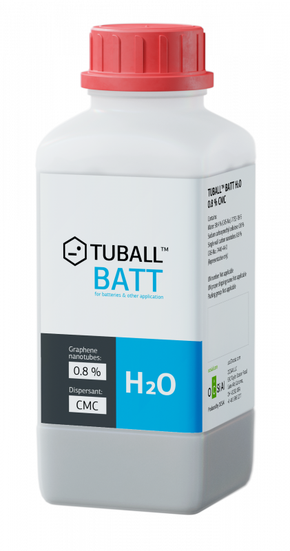 BATT H2O锂离子电池负极导电剂-TUBALL™单壁碳纳米管官网