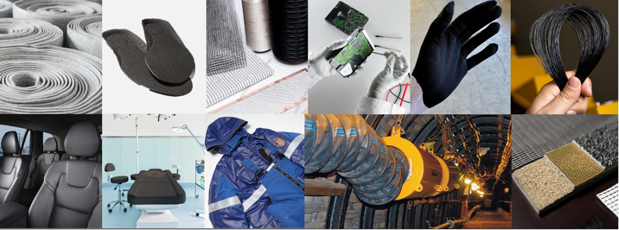 Anti-static Textile:Conductivity Granting Smart Properties